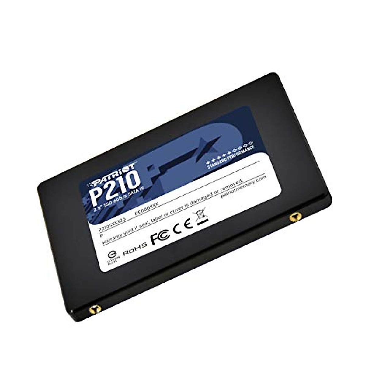 Patriot Memory P210 SATA 3 512GB SSD 2.5 Inch Internal Solid State Drive - P210S512G25