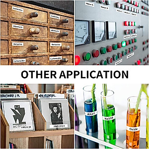 5-Pack a45013 Compatible Dymo Label Maker Refills Dymo D1 Label Tape 45013 S0720530 Dymo d1 Labels, Black on White,1/2 Inch x 23Feet, for DYMO LabelManager 160 210D 260P 280 360D 420P 450D COLORPOP