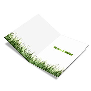 NobleWorks - 1 Adorable Birthday Card Funny - Pet Dog Animal Humor, Bday Notecard with Envelope - Tickle My N-pples C2069BDG