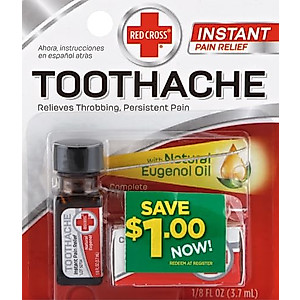 Red Cross Toothache Complete Medication Kit 0.12 oz Pack of, 2 Count