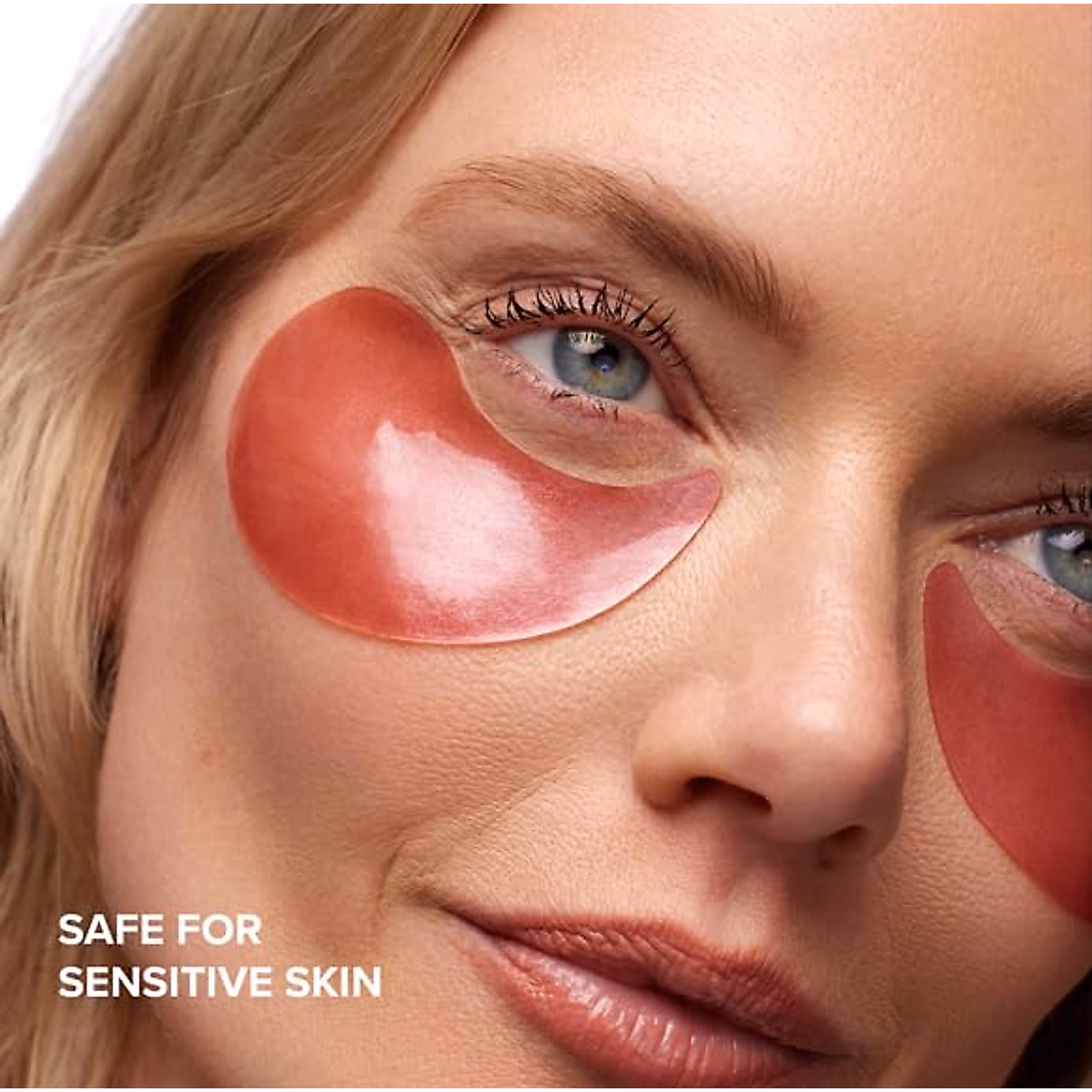 DRMTLGY Brightening Eye Masks (30 Pairs) - Caffeine Eye Masks for Dark Circles and Puffiness with Hyaluronic Acid, Eye Patches for Puffy Eyes