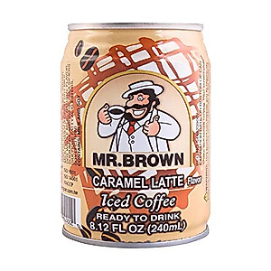 Mr. Brown Coffee Drink (Caramel Latte) - 8.5 Fl Oz | Case of 24