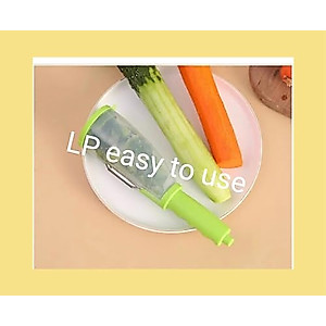 Vegetable Peeler with Container to Store Peel, Multi-functional Potato Orange Apple Peeler for Kitchen