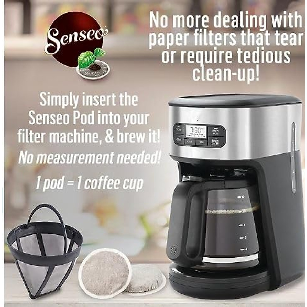 Douwe Egberts, Senseo, Strong Roast, 48 Pods/Pads, Full and Rich Coffee, Triple Pack