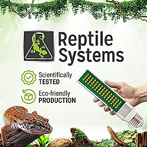 Reptile Systems New Dawn LED Compact Lamp, 6.69”: 6500K, 13W – Full Spectrum LED Luminaire Lighting for Natural Plant Growth in Terrariums, Vivariums, Hydroponics & Aquaponics