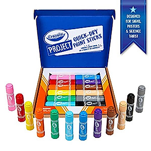 Crayola Project: Quick Dry Paint Sticks 12ct [Amazon Exclusive]