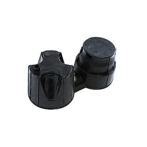 Red Hound Auto Front Center Floor Console Cup Holder Insert Compatible with Ford Lincoln Expedition Navigator 2007-2014 - Black (Holds 2 Cups)