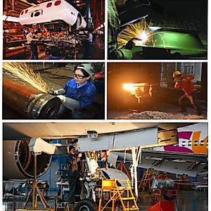 Welding Apron, Fire Resistant Fireproof Apron Metal Working Welder Work Safety Protection Apron Blue for Welding Cutting Cooking with One Pocket