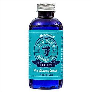 Electric Pre-Shave Splash - Unscented - 4 Oz Bottle