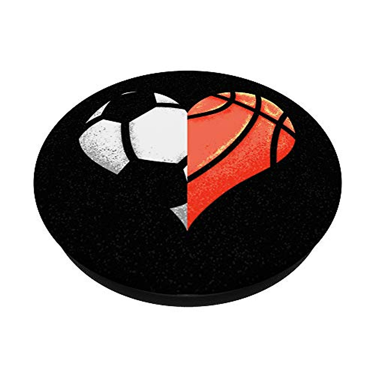Soccer Basketball Ball Heart Football Valentines Day PopSockets Swappable PopGrip