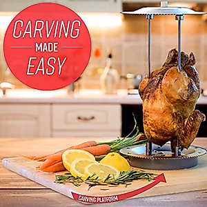 Ronco ST5500SBLK Series Rotisserie Oven, Countertop Rotisserie Oven, 3 Cooking Functions: Rotisserie, Sear and No Heat Rotation, 15-Pound Capacity, Black