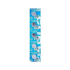 Renata Batteries 390 Silver Oxide Battery (5 Pack)