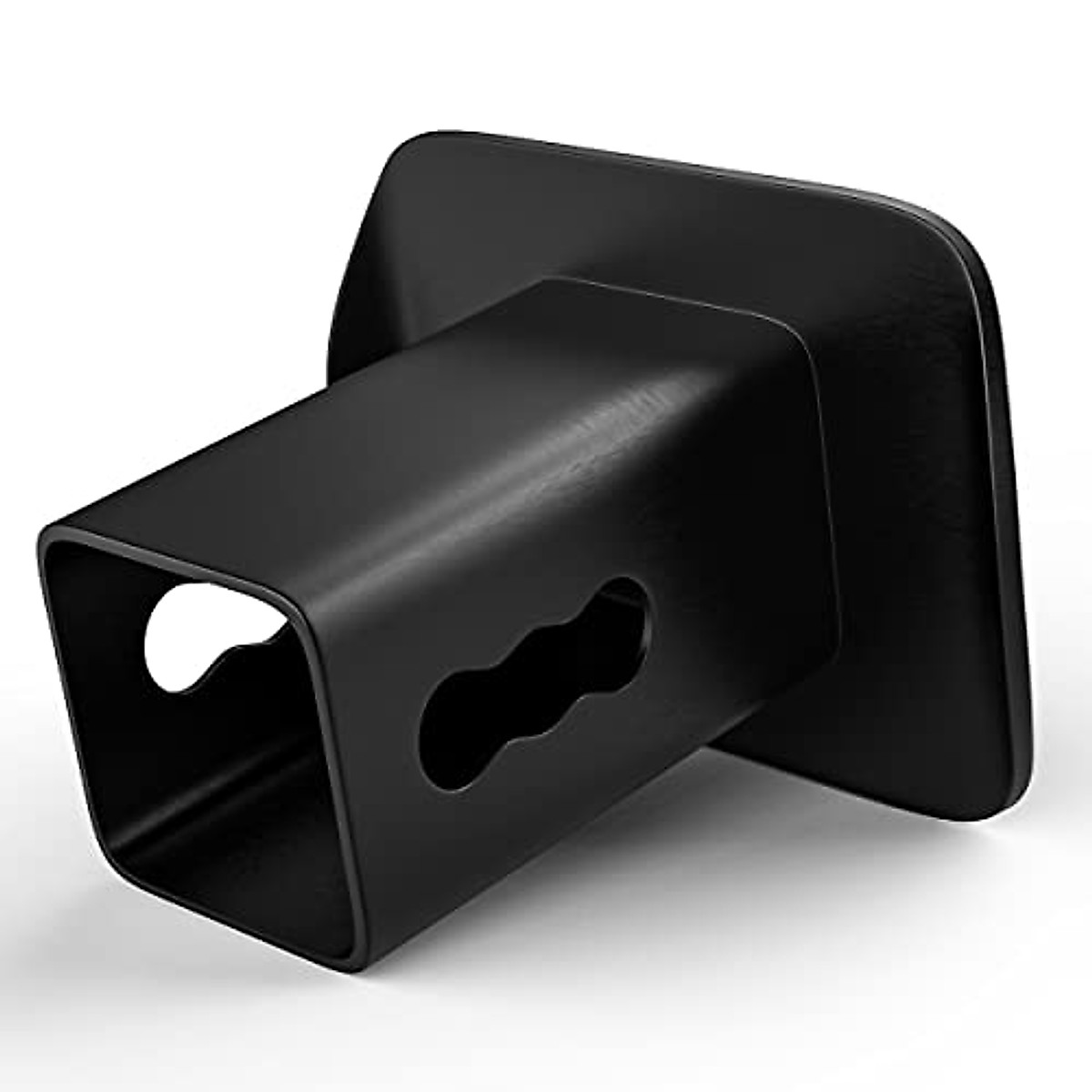 American Flag Hitch Cover- Metal USA Flag Trailer Hitch Cover - Patriotic Flag Plug Hitch Cover(Fits 2" Receivers, Black)