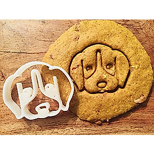 Beagle Cookie Cutter and Dog Treat Cutter - Dog Face - 3 inch