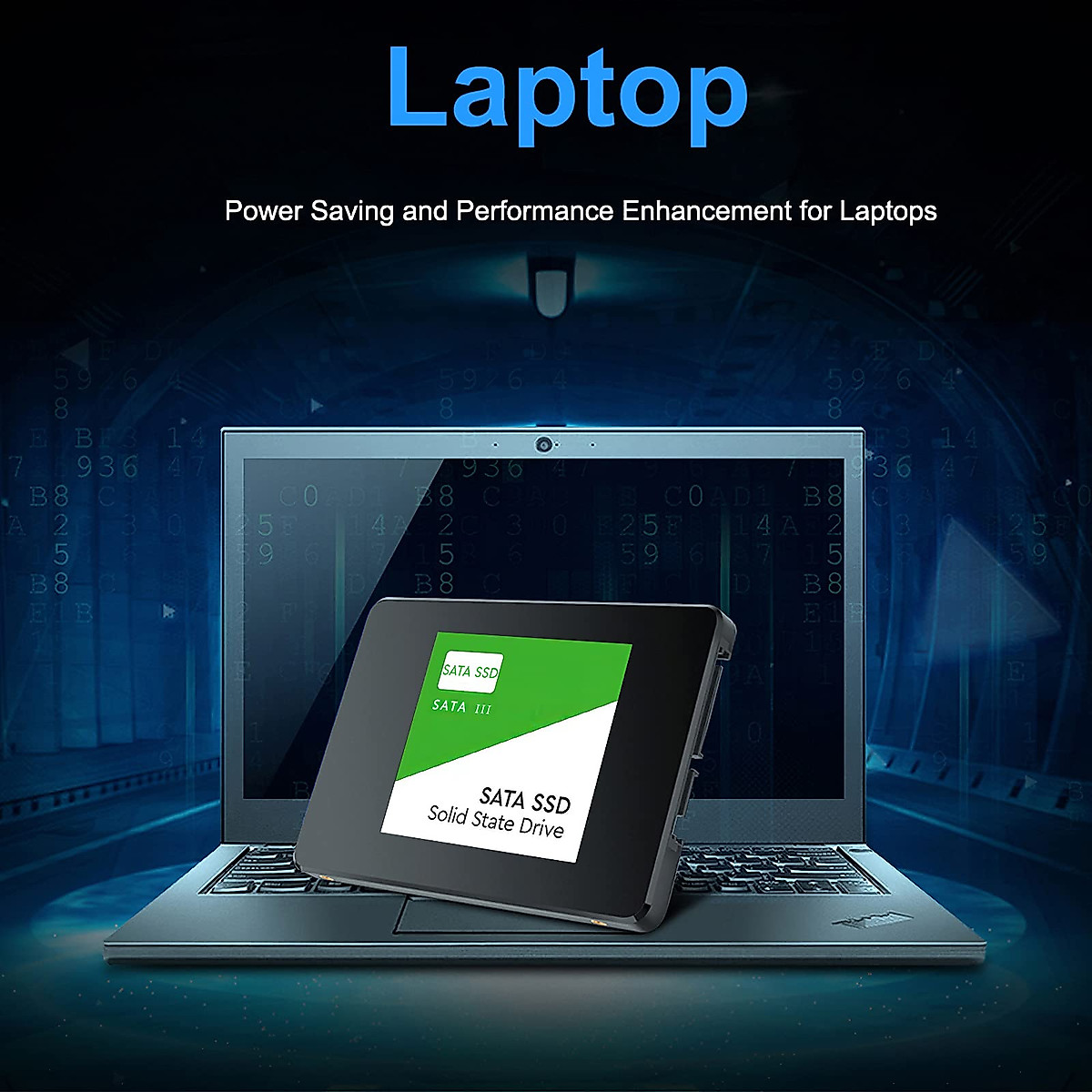 SSD 64GB Internal Solid State Hard Drive, Up to 400 MB/s SATA 6.0GB/s, Internal Hard Disk HDD Replacement for Increase Performance, Drive Fast Read for Gaming Notebook PC Desktops