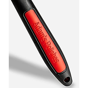 Adam's Lug Nut Brush - Car Detailing Brush for Wheel Cleaning | Chemical Resistant Bristles Against Tough Acid Wheel Cleaner or Rim Cleaner | Rubberized Wheel Brush for Safe Car Cleaning