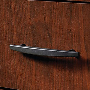 Sauder Via Pedestal, L: 15.55" x W: 19.45" x H: 28.54", Classic Cherry Finish