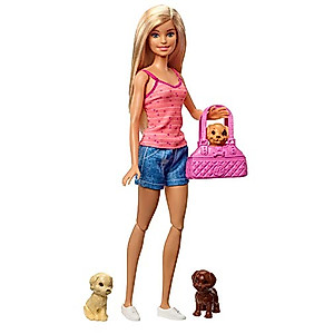 Barbie Doll/Pets - Puppy Bath Time playset