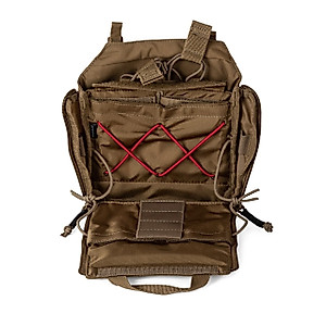 5.11 Tactical Unisex Flex TacMed Pouch, Zip Pocket Attachable Bag, Kangaroo, Style 56662