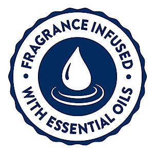 Glade Candle Sheer Vanilla Embrace, Fragrance Candle Infused with Essential Oils, Air Freshener Candle, 3-Wick Candle, 6.8 Oz, 3 Count