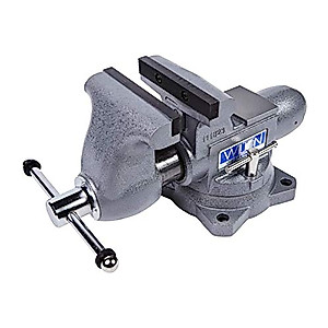 Wilton Tradesman Bench Vise, 6-1/2" Jaw Width, 6" Max Jaw Opening, 4" Throat (Model 1765)
