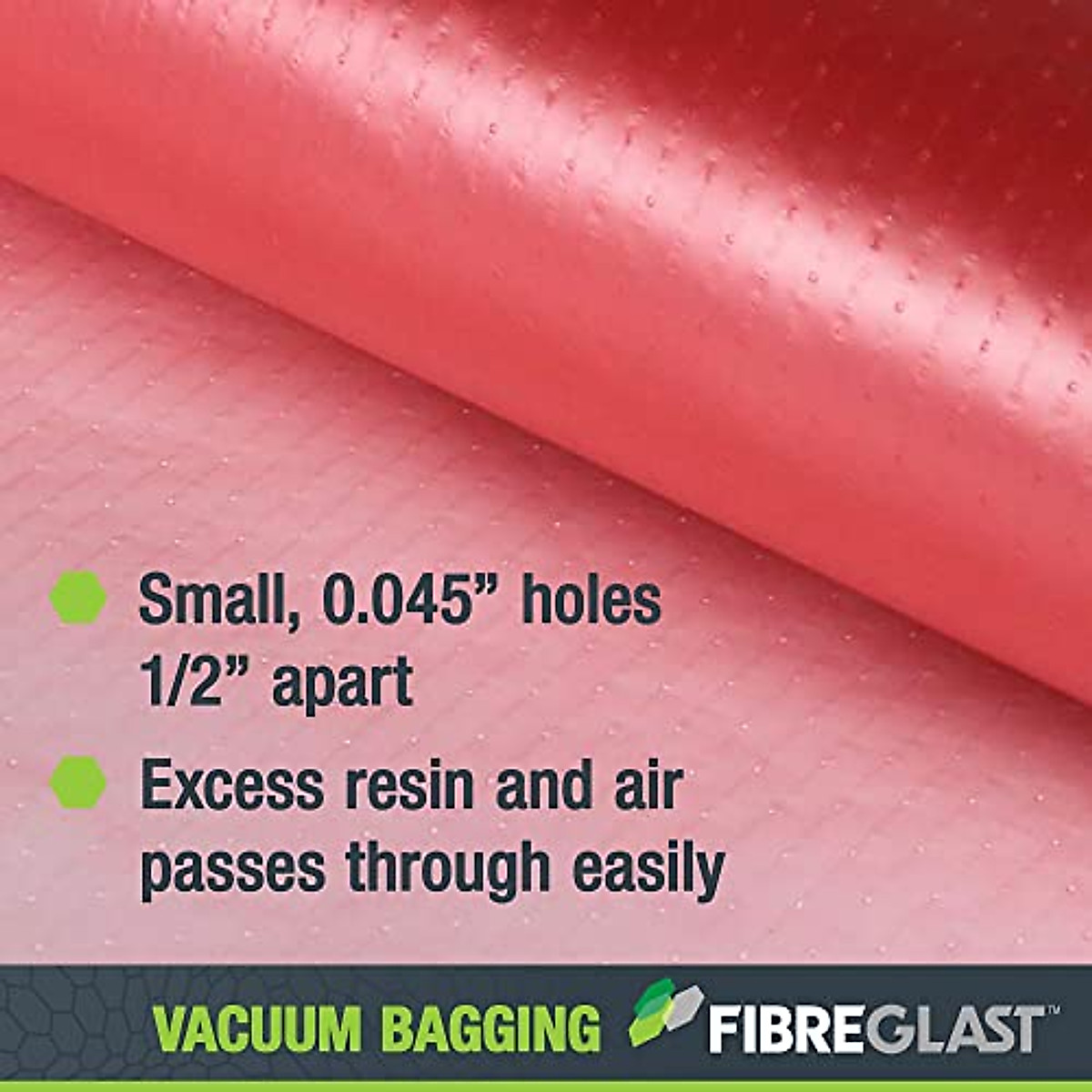 Fibre Glast Low-Temp Release Film, 5 Yds – Elite Lab Vacuum Bagging Supplies, Degassing Chambers & Vac Purge Kits – Seal & Stabilize Composites Made of Carbon, Fiberglass, Epoxy & Resin– Made in USA
