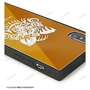 アルマビアンカ(Armabianca) Wind Breaker Lion Head Square Tempered Glass iPhone Case Compatible with iPhone 13 Pro Max