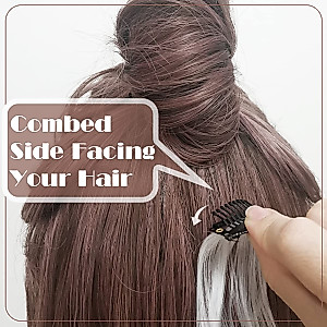 Dreamlover Hair Extension Clips, Wig Clips to Secure Wig, 9 Teeth, 30 Pieces