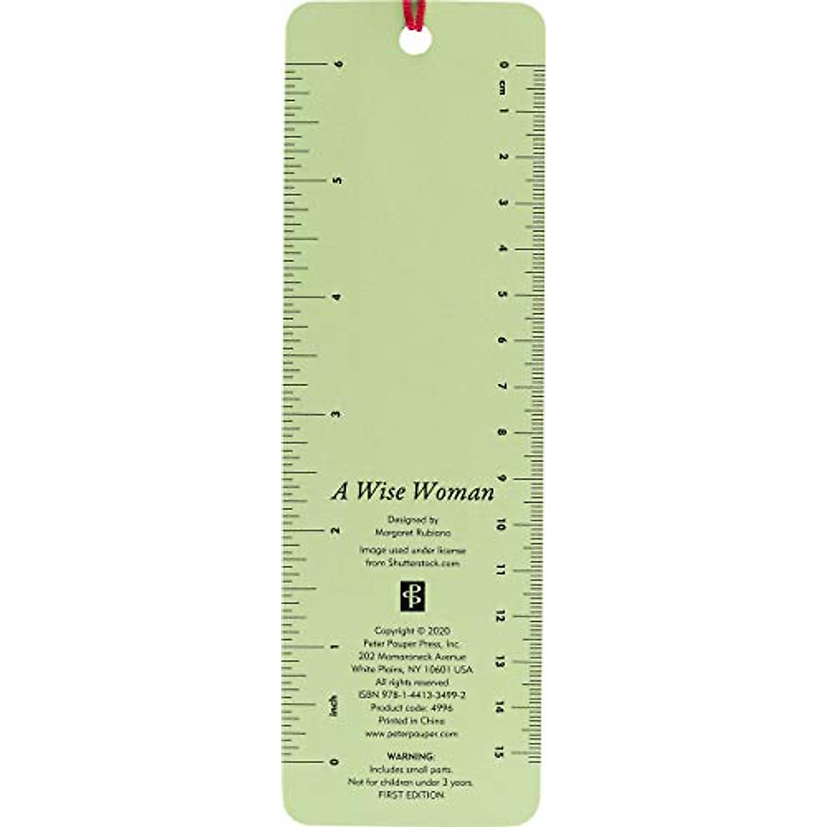 A Wise Woman Once Said Beaded Bookmark