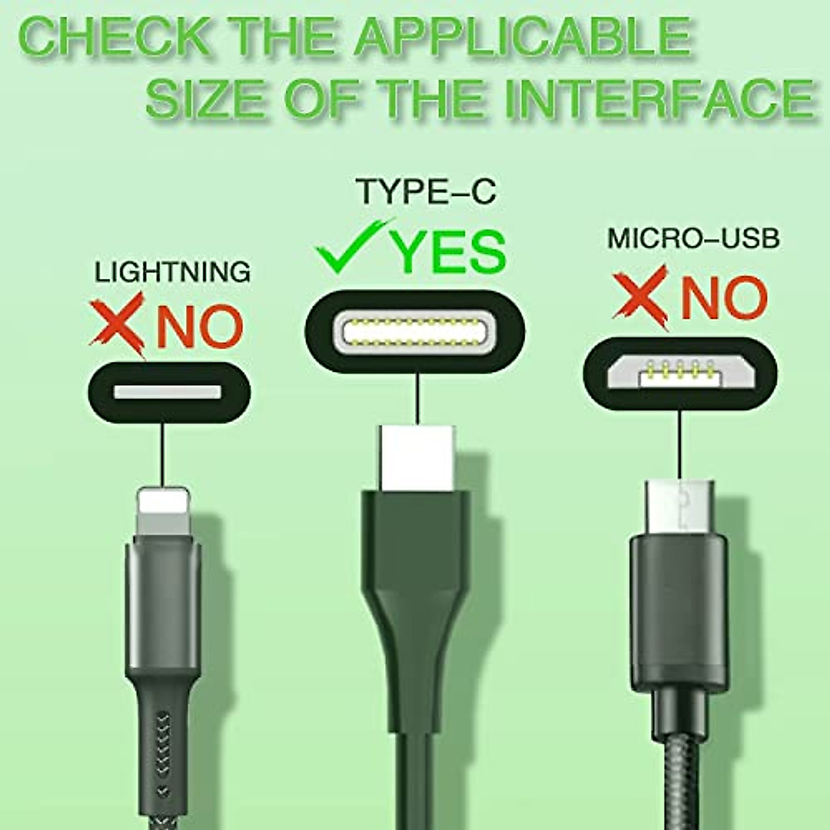 65W 45W Type C USB C Laptop Charger Compatible with Lenovo ThinkPad T480 T580 T480S X280 E580 Chromebook C330 S330 S340 100e 300e 500e Yoga C930 T590 A485 AC Adapter Power Supply