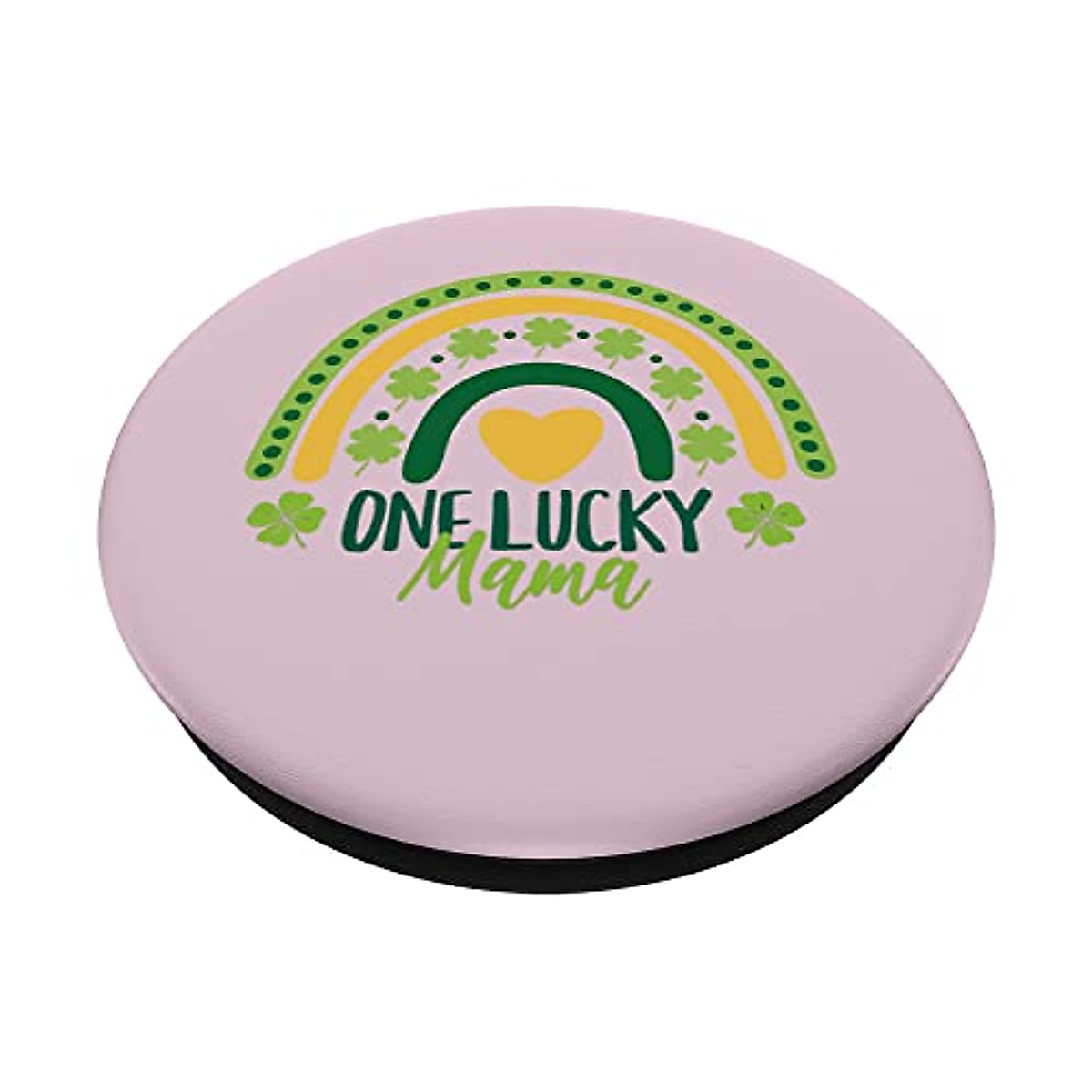 Womens One Lucky Mama St Patricks Day Mom Mother Shamrock PopSockets Swappable PopGrip