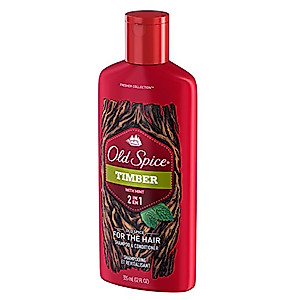 Old Spice Timber with Mint 2 in 1 Shampoo and Conditioner 12 Fl Oz