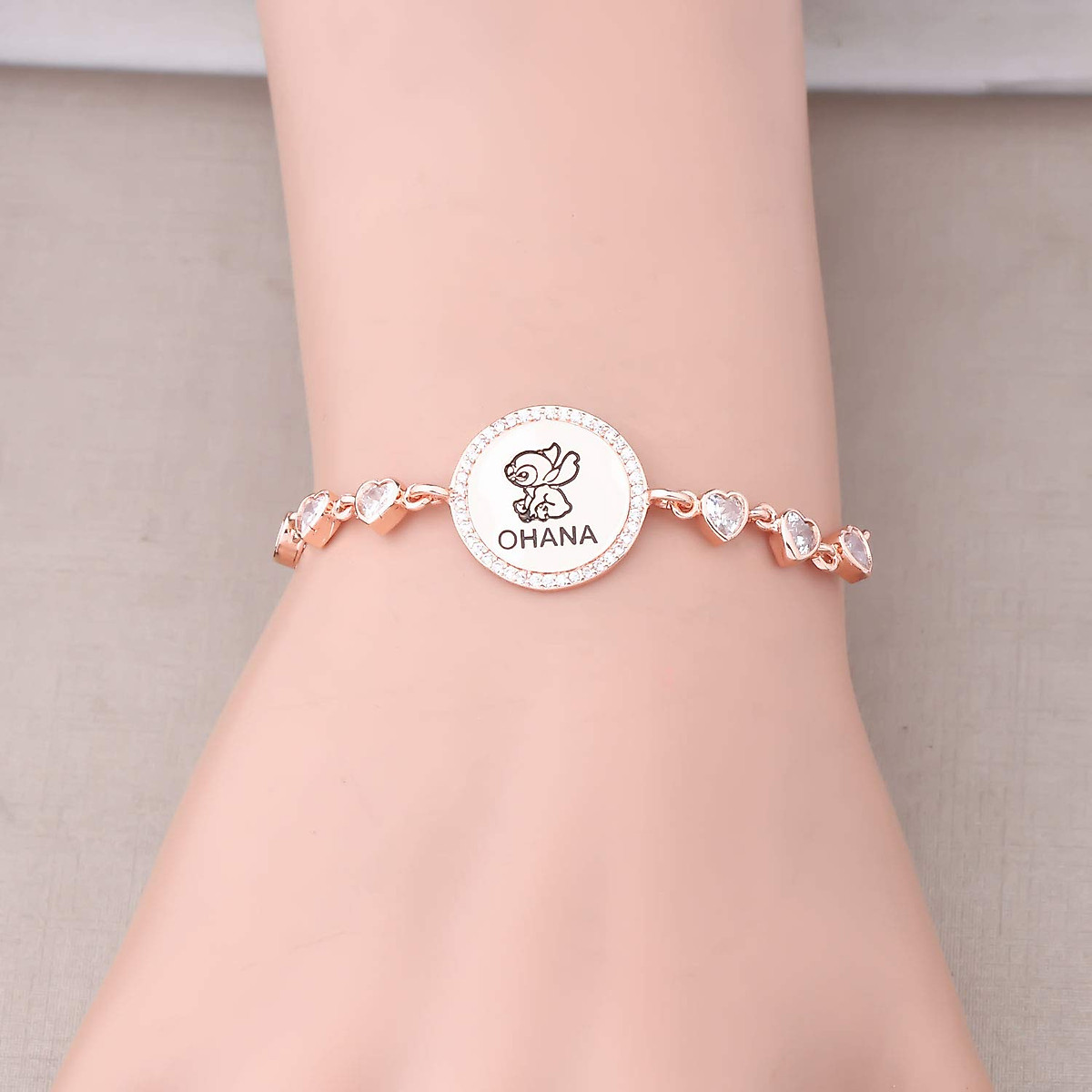 FAADBUK Funny Oh❀na Fans Bracelet Movie Inspired Gifts Oh❀na Jewelry Hawaiian Trip Adjustable Bracelet (C-RG)