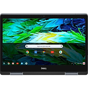 Dell Inspiron 2-in-1 14" Full HD Touch-Screen Chromebook - Intel Core i3, 4GB Memory, 128GB eMMC Solid State Drive Urban Gray Chrome OS