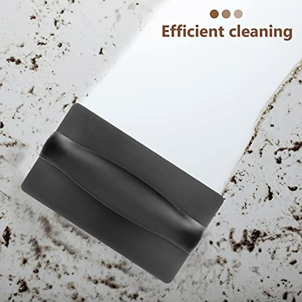 Happyyami Food Scraper Tool 1 Set Barbecue Rack Cleaning Brush BBQ Grate Cleaner Sponge Heavy Duty Griddle Scouring Pad Grill Rack Oil Remover for Home Kitchen Food Scraper