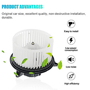 AC Heater Blower Motor for 2009-2017 Ford Expedition 2009-2014 Ford F150 2009-2017 Lincoln Navigator Replaces # 700237 AL1Z19805A 75873