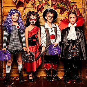 16 Pcs Halloween Treat Boxes Trick or Treat Party Favor Boxes Corn Candy Gift Goodie Boxes for DIY Crafts Halloween Holiday Birthday Party Cookies Supplies