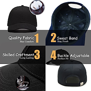 Custom Embroidered Baseball Hat Your Own Text Curved Bill Adjustable Metal Back Personalized Dad Hats