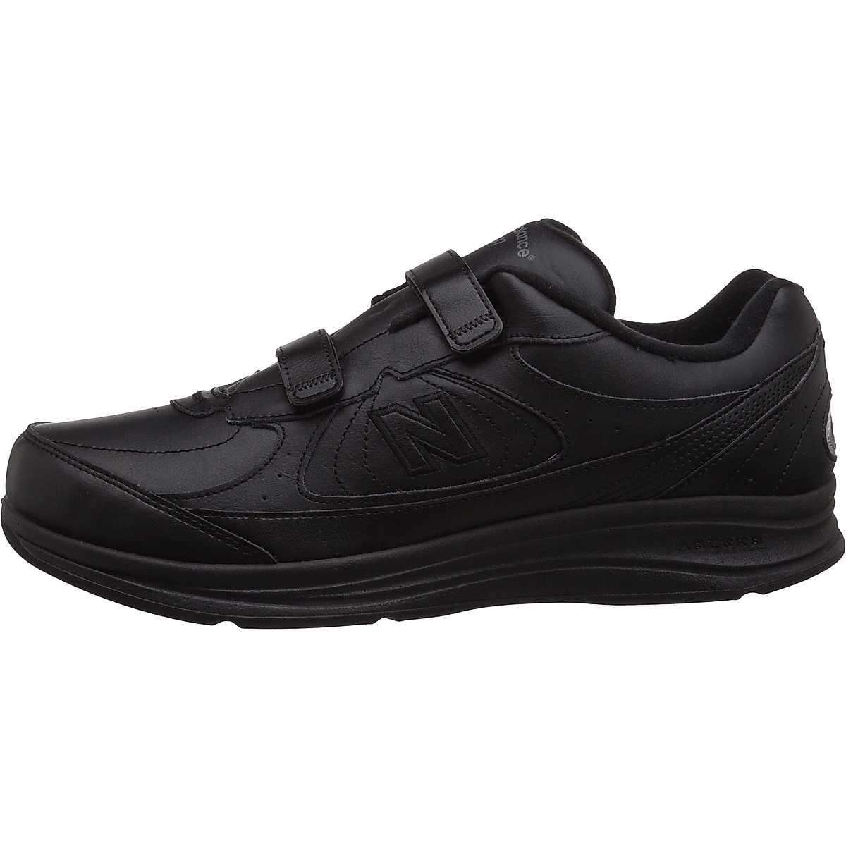 New Balance Men's 577 V1 Hook and Loop Shoe, Black, 10.5 X-Wide