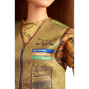 Barbie Photojournalist Doll, Brunette, Inspired by National Geographic for Kids 3 Years to 7 Years Old