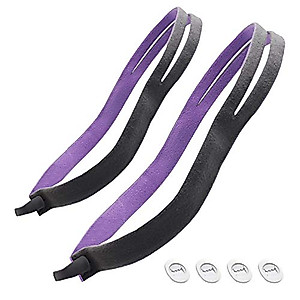 Headgear Strap Replacement for ResMed AirFit P10™ Nasal Pillow CPAP Mask for Her by Snugell™ | Pink Color | Pack of Two Straps | Includes Four Adjustment Clips | Durable Premium Material