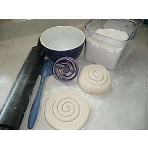 YNGLLC SWIRL DESIGN PATTERN CONCHA CUTTER MEXICAN SWEET BREAD STAMP MADE IN USA PR4393 Purple