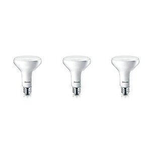 PHILIPS LED Dimmable BR30 Light Bulb: 650-Lumen, 5000-Kelvin, 11-Watt (65-Watt Equivalent), E26 Base, Frosted, Daylight, 3-Pack