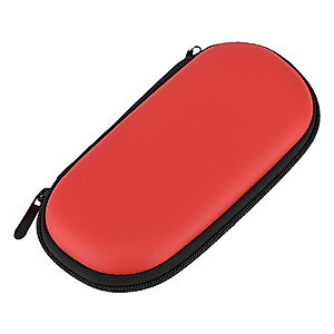 fosa Protective Hard Carrying Case Cover Pouch Portable Travel Organizer Bag for Sony PS Vita, Shockproof Vita Travel Pouch(Red)