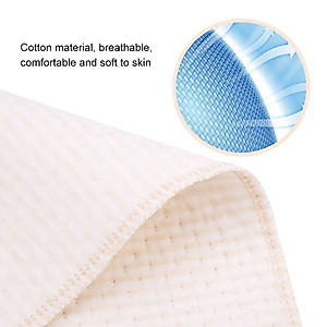 Reusable Cloth Diaper Inserts, 10Pcs Breathable Cotton Baby Nappies Newborn Washable Absorbent Nappy Liners for Babies and Toddlers