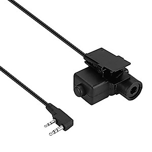 PTT Cable for BAOFENG UV5R, Z Tactical Noise Reduce Headsets Cable Audio Interface Cable for BaoFeng for TYT F8, for BAOFENG UV5R, for MML UV100