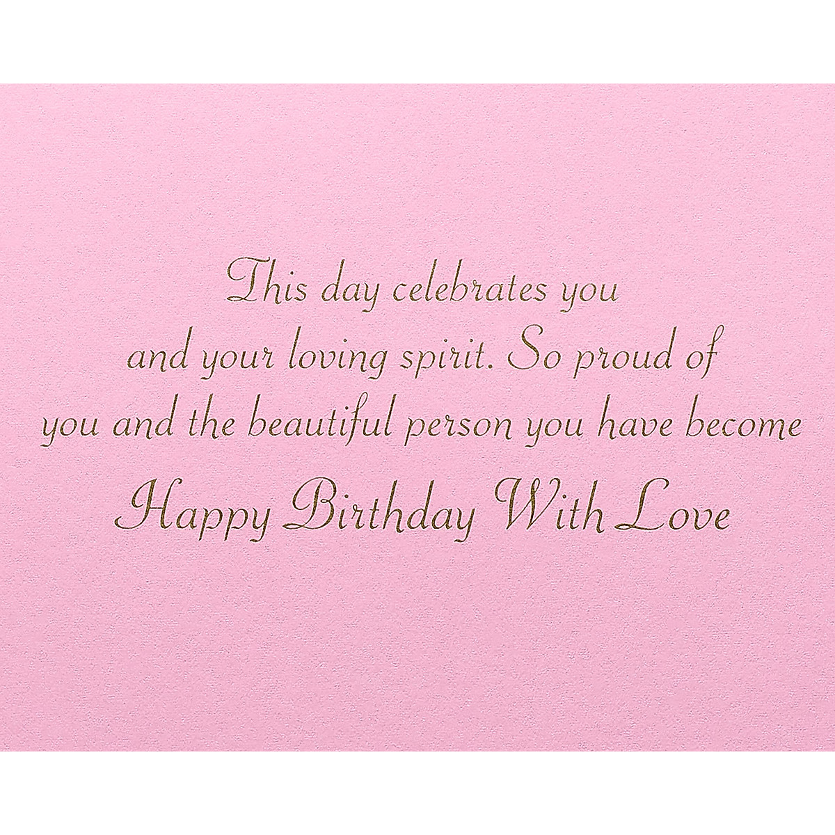 Papyrus Birthday Card for Daughter (Loving Spirit)