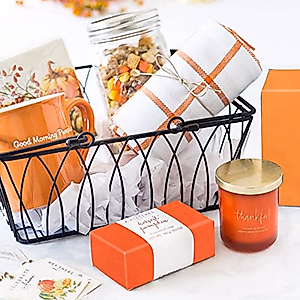 120 Sheet Assorted Orange Thanksgiving Tissue Paper Bulk, 15 x 20 Inch Fall Paper Gift Wrap Tissue Paper Autumn Art Paper Crafts for Harvest Fall Thanksgiving DIY Craft Gift Bags Decorations