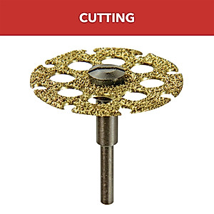 Dremel 543 1-1/4 inch Cutting/Shaping Wheel,Silver
