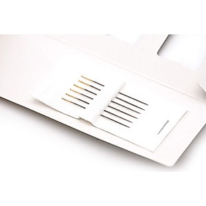 Clover Needles, Applique/Sharps No. 9, Black/Gold